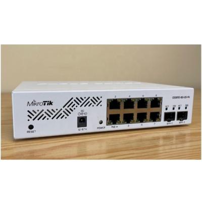 China MIK-RO-TIK CSS610-8G-2S-IN SWITCH Eight 1G Ethernet Ports And Two SFP+ Ports For 10G Fiber Connectivity for sale