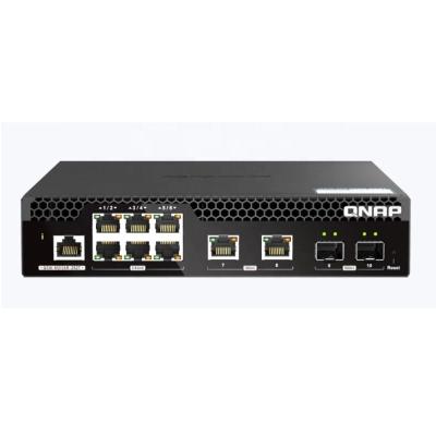China QSW-M2106R-2S2T 6x2.5GbE RJ45 Porta 2x10GbE RJ45 Porta 2x10GbE SFP Porta óptica L2 Switch NMS baseado na Web à venda