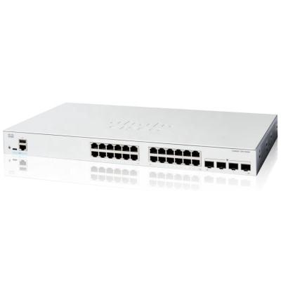 China 24 Port GE Smart Switch 4x1GE SFP C1200-24T-4G 1000Mbps for sale