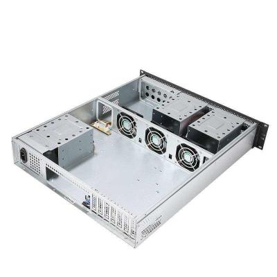 China 2U Servidor Cuadro 430*650*88mm 2U-Q2L Chasis de servicio con 3 ventiladores 8025 Ventiladores Procesador Servidores de frecuencia principal Molde privado NO en venta