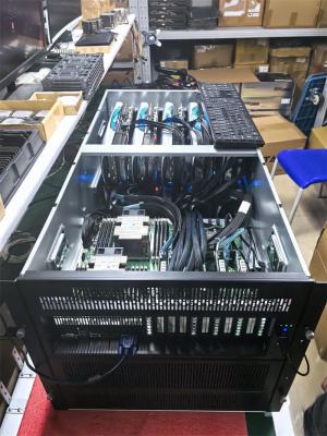 China Servidores de estoque 9U 10GPU Chassis de servidor com tipo de processador personalizado e design de rackmount à venda
