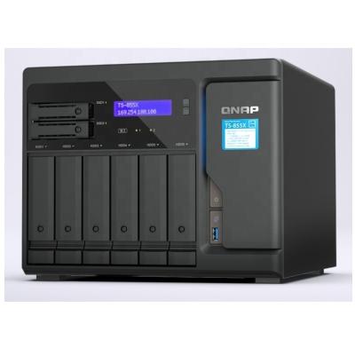 중국 새로운 오리지널 TS-855X-8G NAS 네트워크 스토리지 6개의 3.5인치 HDDS와 2개의 2.5인치 SSDS를 갖춘 하이브리드 스토리지 판매용
