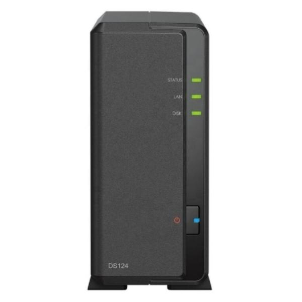 Quality DS124 Network Attached Storage 1 Bay 3.5inch 1xGbE NAS Realtek RTD1619B Quad for sale