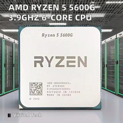 중국 신형 5 5600G 프로세서 3.9GHz 6 코어 16 스레드 PC 게이머 CPU 재고 판매용