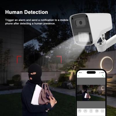 China Waterproof CCTV Camera Security Ip Camara Two Way Audio Night Vision 4MP 5MP HD IP PoE CCTV Bullet Camera for sale
