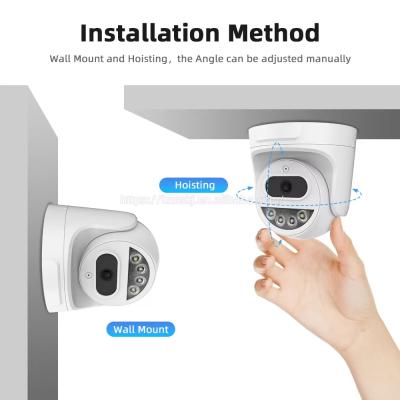 China 4MP IP Poe Dual light Night Vision Camera De Seguridad Seetong CCTV Smart Security Camera With Audio Network Dome Camera for sale