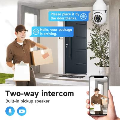 China H.265 4MP Night Vision Starlight Built In Audio Dual Light Sources Monitor Home Indoor Network Smart Bullet Camera for sale
