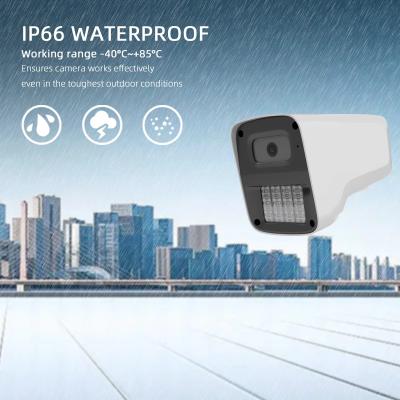 China POE IP Network Camera IPC for NVR Bullet Outdoor Waterproof Color Night Vision Audio Video Security Camera for sale