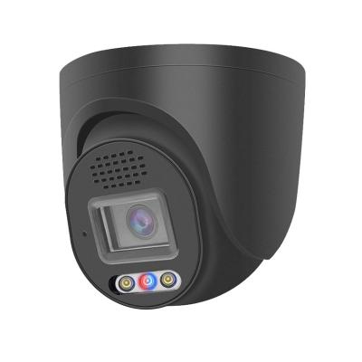 China Customized  4 Channel 8MP Red and Blue Light Alarm Outdoor Home PoE NVR Kit Cctv Ip Cameras Surveillance Security Camera System for sale