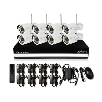 China H.265 P2P 8Ch Surveillance Camera System Waterproof IP Camera POE NVR Kit for sale