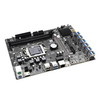 China Customized high quality 12 USB transfer graphics card B250C motherboard B250C LGA1151 4 x SATA 16GB motherboard promotion for sale
