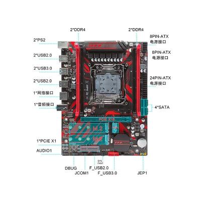 China Customized motherboard X99 Chipset 4*DDR4 64GB LGA2011 x99 motherboard for sale