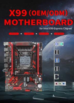 China Customized motherboard X99 Chipset 4*DDR4 64GB LGA2011 x99 motherboard for sale