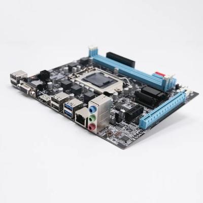 China Customized Top quality pc motherboard B75 motherboard combo for desktop computer DDR3 RAM B75 mainboard for sale