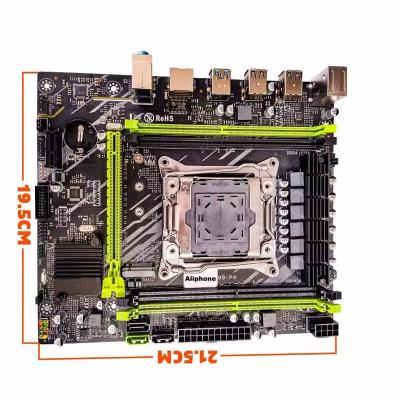 Cina X99 P4 Micro ATX Motherboard LGA2011-3 Xeon E5-2680V4 CPU DDR4 RAM NVME M.2 SATA in vendita