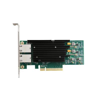 China 5G 1G 2 puertos RJ45 Tarjeta Lan Velocidades de red múltiples Velocidades de red varias 10Gbps Tarjeta Lan QOS en venta