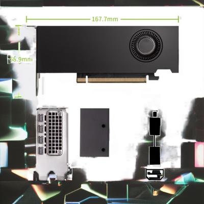 中国 全新 RTX A2000 GPU カード 6G/12G GDDR6 メモリ N vidia PCI エクスプレス インターフェース ラップトップ デスクトップ ワークステーション MXM 状態 ファンの 販売のため