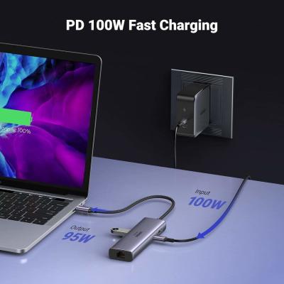 Китай 7 в 1 сетевое устройство Гигабитный эфирный адаптер 100 Вт PD зарядка продается