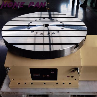 China 4 Axis Servo Programmable Rotary Indexer with Manual Center Tailstock for sale