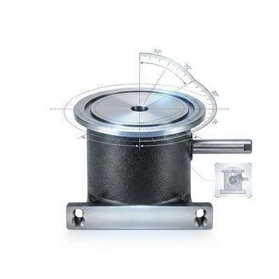 China 330DA Precision Rotary Positioning Gearbox Flange Type Cam Indexer High Accuracy Indexing Drive for sale