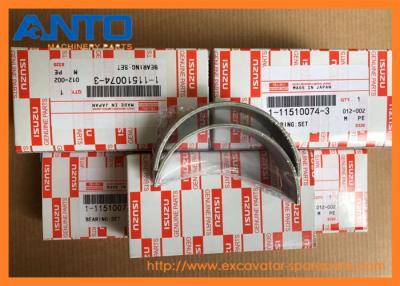China 1115100743 1-11510074-3 ISUZU 6BG1 Excavator Engine Parts Metal Kit Crankshaft Bearing Set for sale