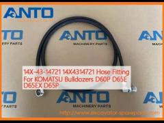 14X-43-14721 14X4314721 KOMATSUブルドーザーのホースフィッティング D60P D65E D65EX D65P