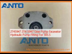 2745947 274-5947 Gear Pump Excavator Hydraulische Pomp Fitting Voor 305.5