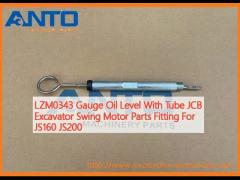 LZM0343 Indicatore del livello dell'olio con tubo JCB Parti del motore oscillante dell'escavatore adattabile a JS160 JS200