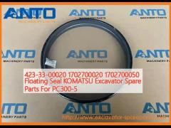 423-33-00020 1702700020 1702700050 Drijvend zegel KOMATSU Onderdelen voor graafmachines voor PC300-5