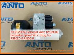 31Q8-20050 Solenoid Valve HYUNDAI Excavator Spare Parts Fitting For R380LC-9 R1200-9