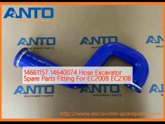 14661157 14640074 Hose Excavator Spare Parts Fitting For EC200B EC210B