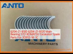 6204-21-8100 6204-21-8120 Κεντρικό ρουλέν STD KOMATSU Ανταλλακτικά εξορυκτών για 3D95S-W-1C