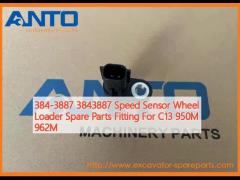 384-3887 3843887 Speed Sensor Wheel Loader Spare Parts Fitting For C13 950M 962M