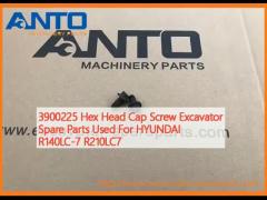 3900225 Hex Head Cap Screw Excavator Spare Parts Used For HYUNDAI R140LC-7 R210LC7