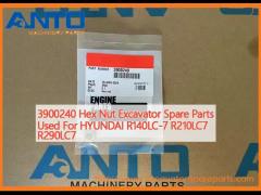 3900240 Hex Nut Excavator Spare Parts Used For HYUNDAI R140LC-7 R210LC7 R290LC7