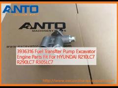 3936316 Fuel Transfter Pump Excavator Engine Parts Fit For HYUNDAI R210LC7 R290LC7 R305LC7