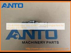 723-40-91500 Relief Valve KOMATSU Excavator Engine Parts For PC220LC-8 PC290-8K