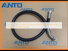421-09-45110 4210945110 Hose Excavator Spare Parts Fitting For KOMATSU WA470 WA480