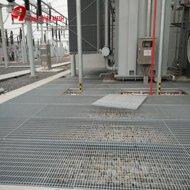 Heavy Duty Steel Grating 50x5mm Bearing Bar Depth And Thickness