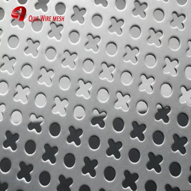 1.2mm 0.9mm Perforated Metal Wire Mesh Mild Steel Cold Rolled Sieve Mesh Sheets