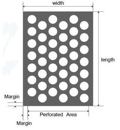 Q235 Decorative Mild Steel Metal Perforated Mesh Sheet with Various Hole