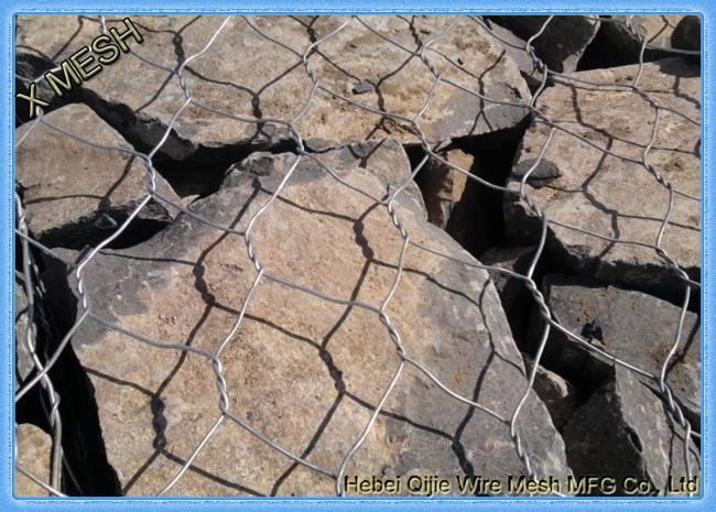 Galvanized Hexagonal Baskets Retaining Wall Gabion Box Size for Sale