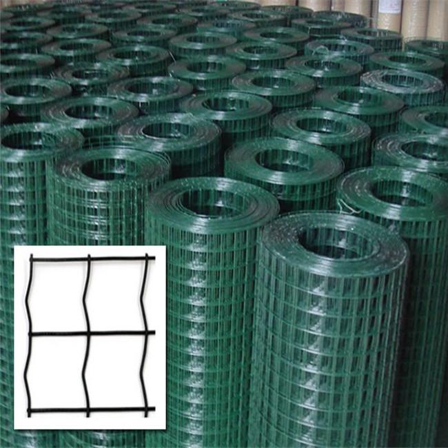 Farm Green Color PVC Coated 50x50mm mesh opening Euro Holland Welded Wire Mesh fence for Chile