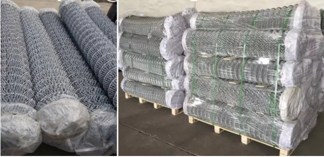 10 Gauge Green 2in openning galvanized Chain Link Fence For Baseball Fields