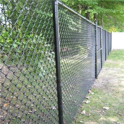 China 10 Gauge Green 2in openning galvanized Chain Link Fence For Baseball Fields for sale