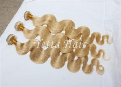 Cina Estensioni vergini bionde dei capelli umani del grande candeggiante di lunghezza nessun odore terribile in vendita