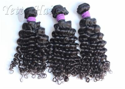 Cina Tessuto peruviano dei capelli umani del ricciolo crespo con il frontale riccio del pizzo in vendita