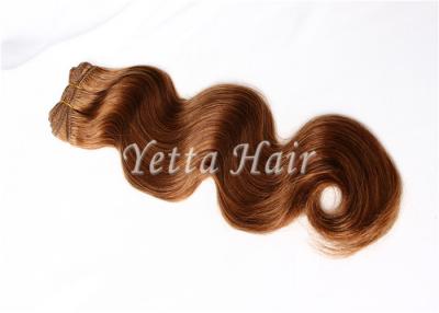 Cina Brown nessun capelli vergini del brasiliano chimico di 100%/capelli umani bagnati ed ondulati in vendita