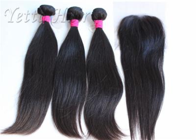 Cina 18 pollici di 8A di estensioni brasiliane dei capelli umani/lisciano la tessitura vergine reale dei capelli in vendita
