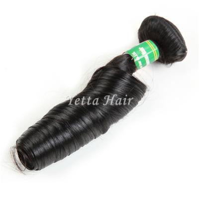 Cina Aunty spesso liscio Funmi Spiral Curl di estensioni dei capelli di Remy del peruviano in vendita